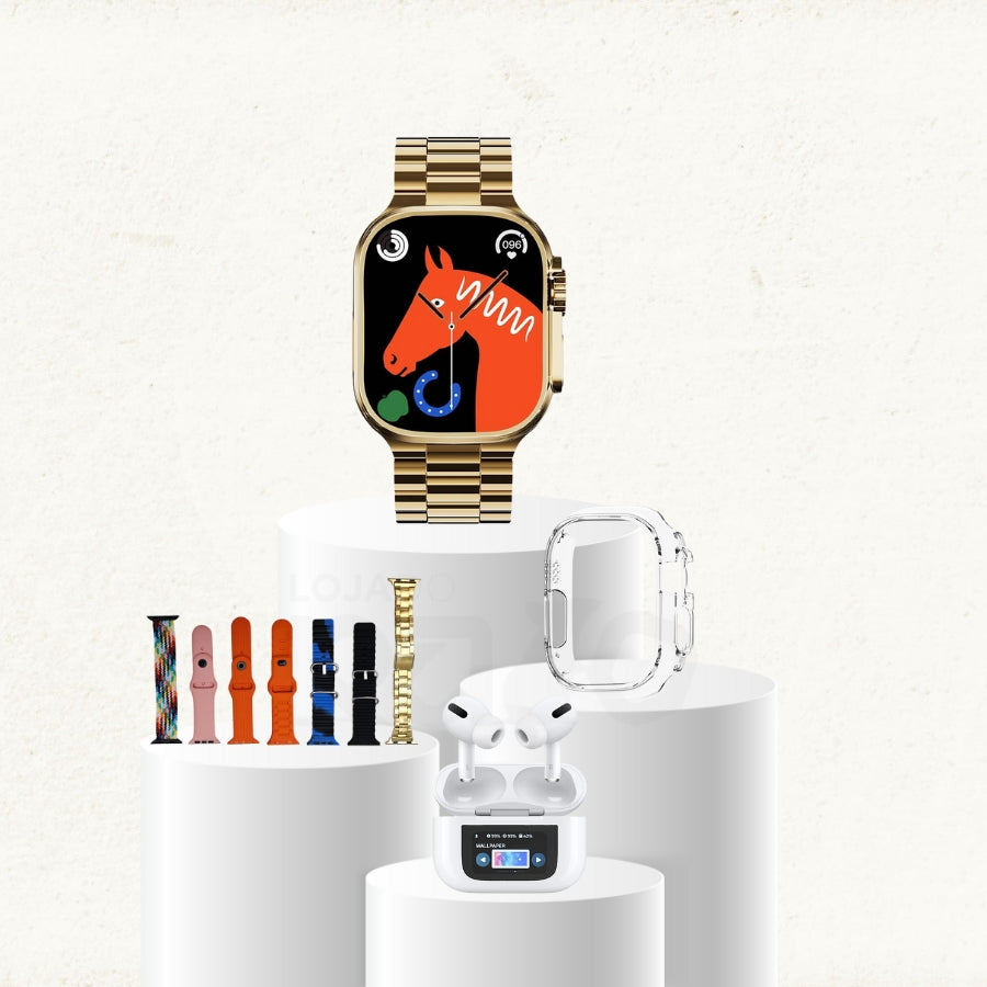 Pack Smartwatch Ultra 3 Max 10 em 1 – Loja do Rato